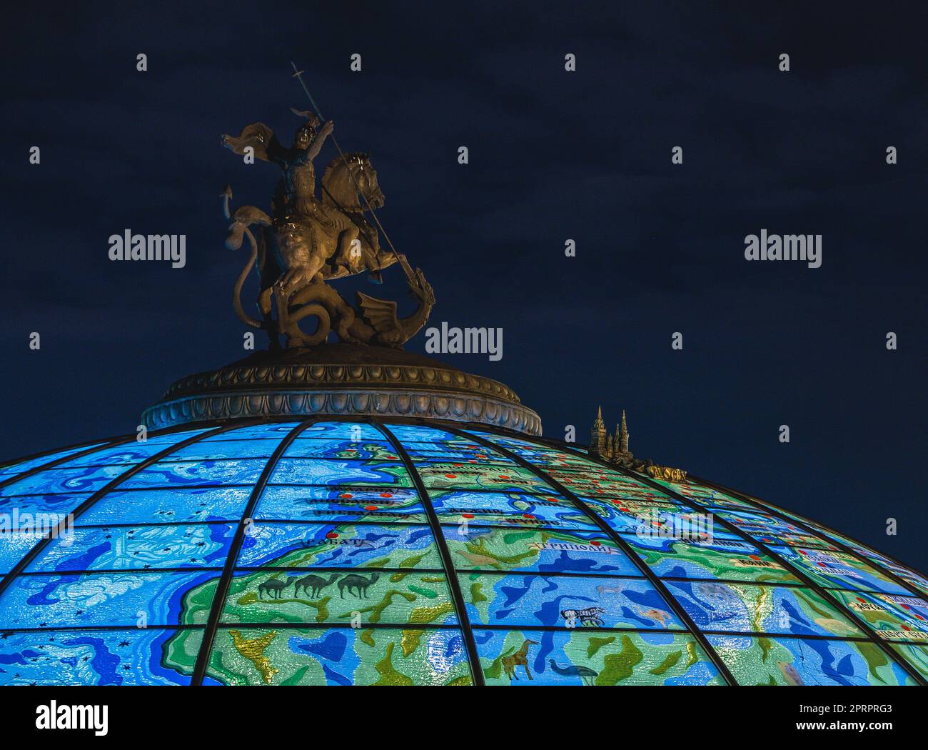 World Clock Fountain I Stock Photo - Alamy