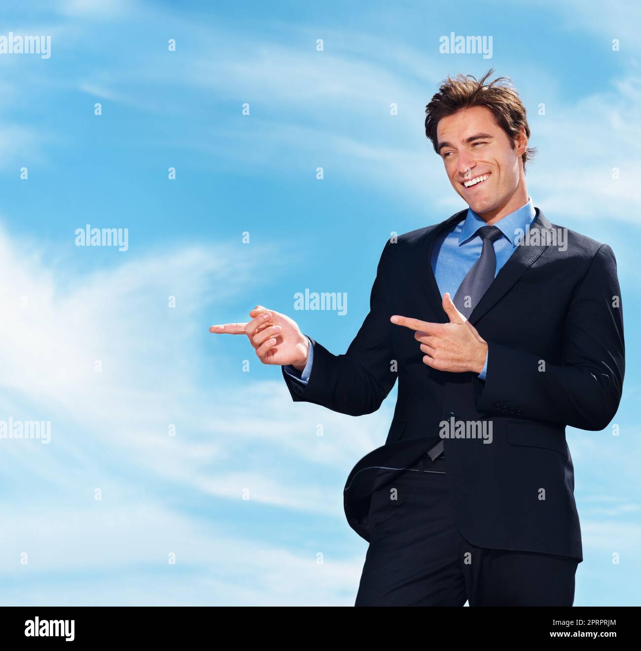 Man points hi-res stock photography and images - Alamy
