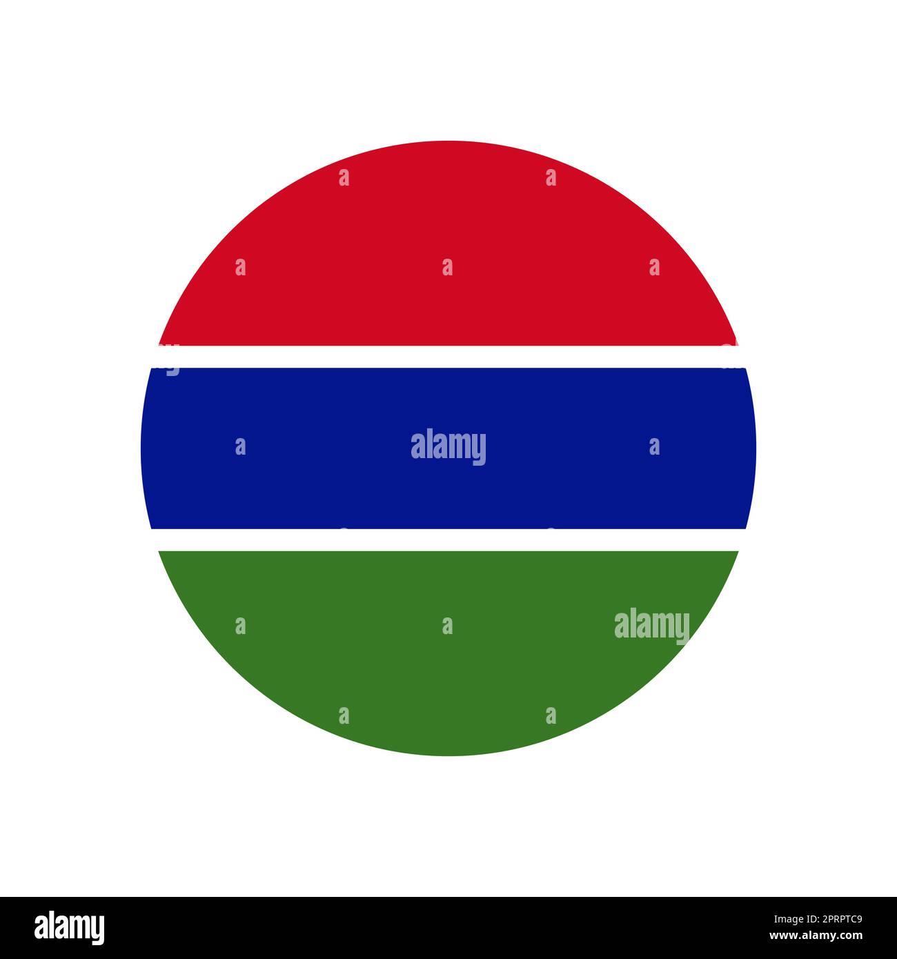 Gambia vector flag circle on white background Stock Vector Image & Art - Alamy