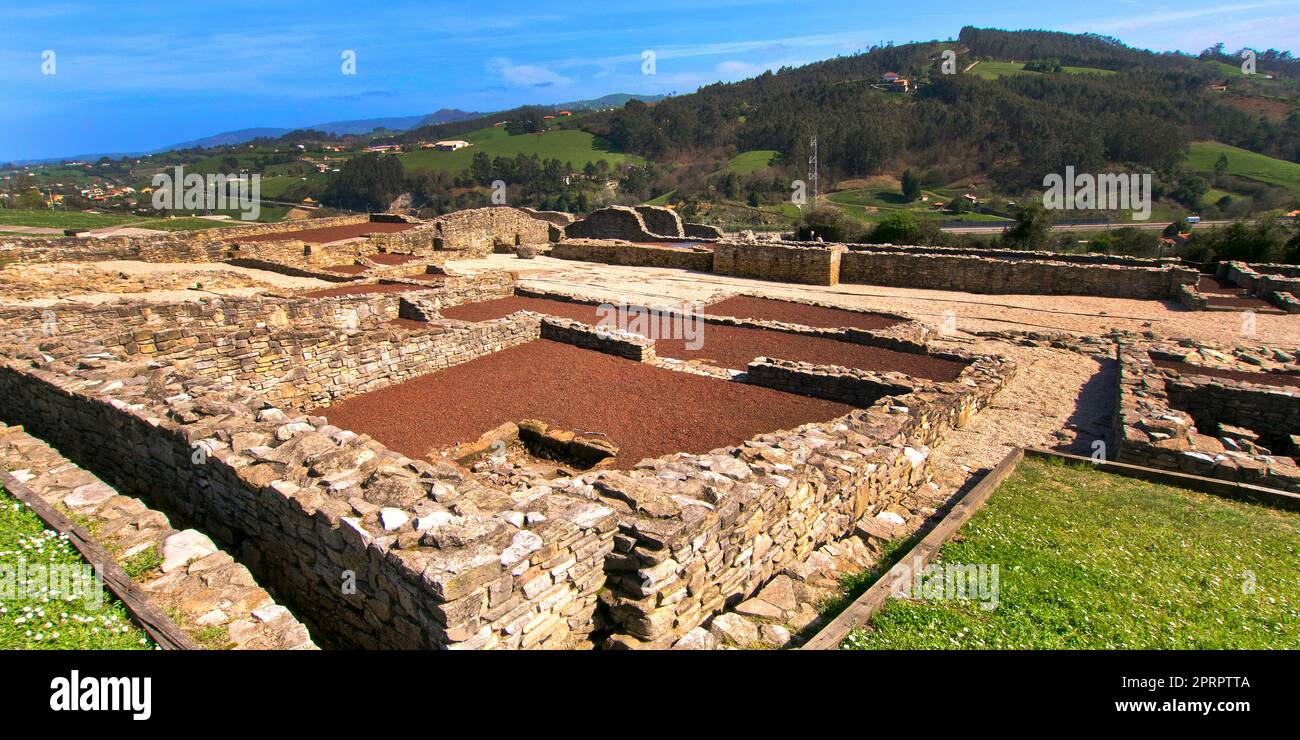 Roman Village of Veranes, Villa Romana de Veranes, Arqueological Site ...