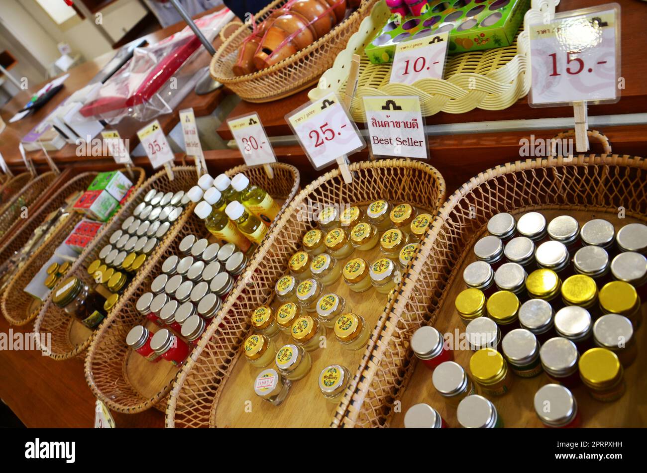 Local wisdom herbal inhaler balm of Lopburi city for thai people ...