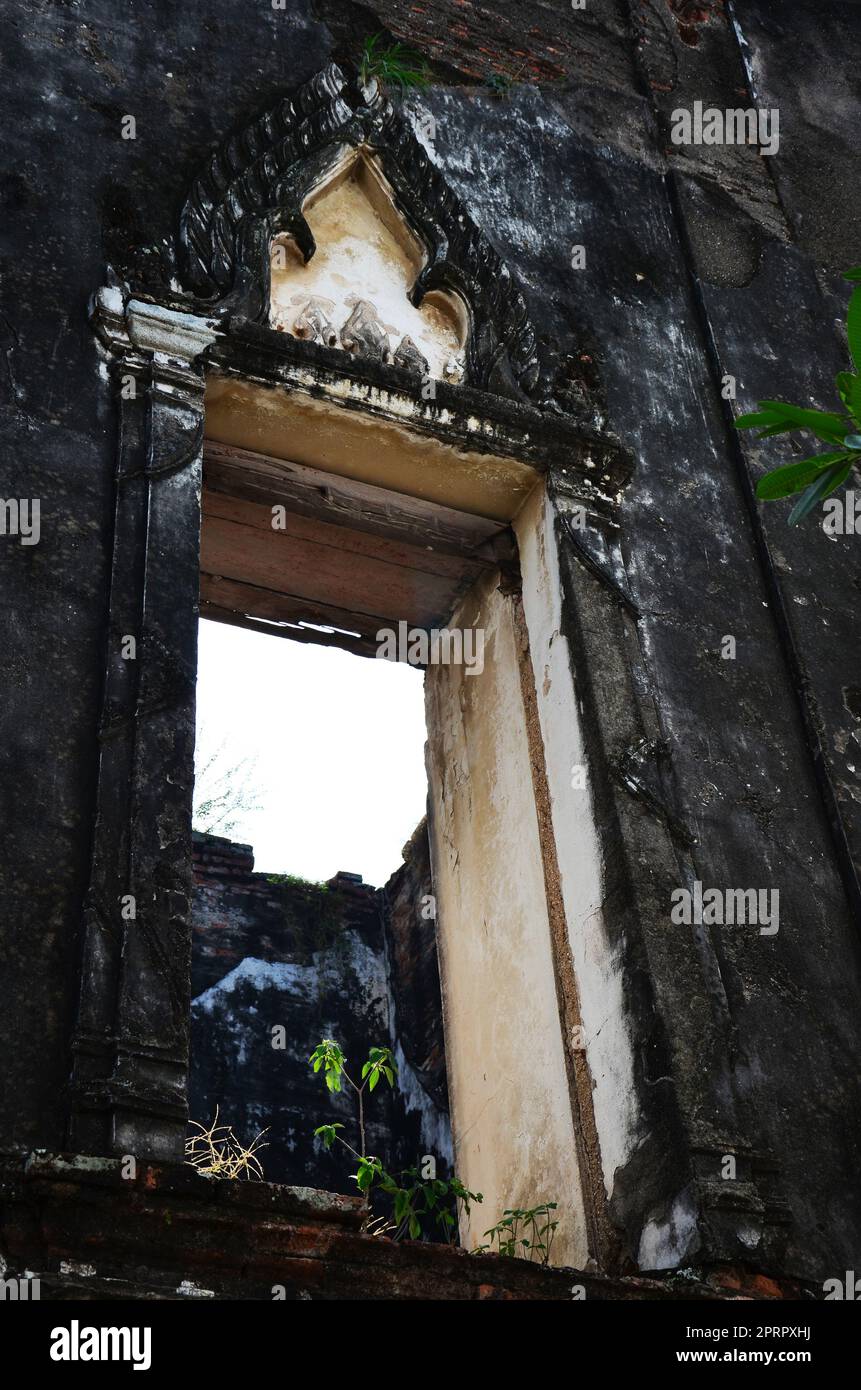 Ancient ruins buildings and antique architecture Dusit Sawan Thanya ...