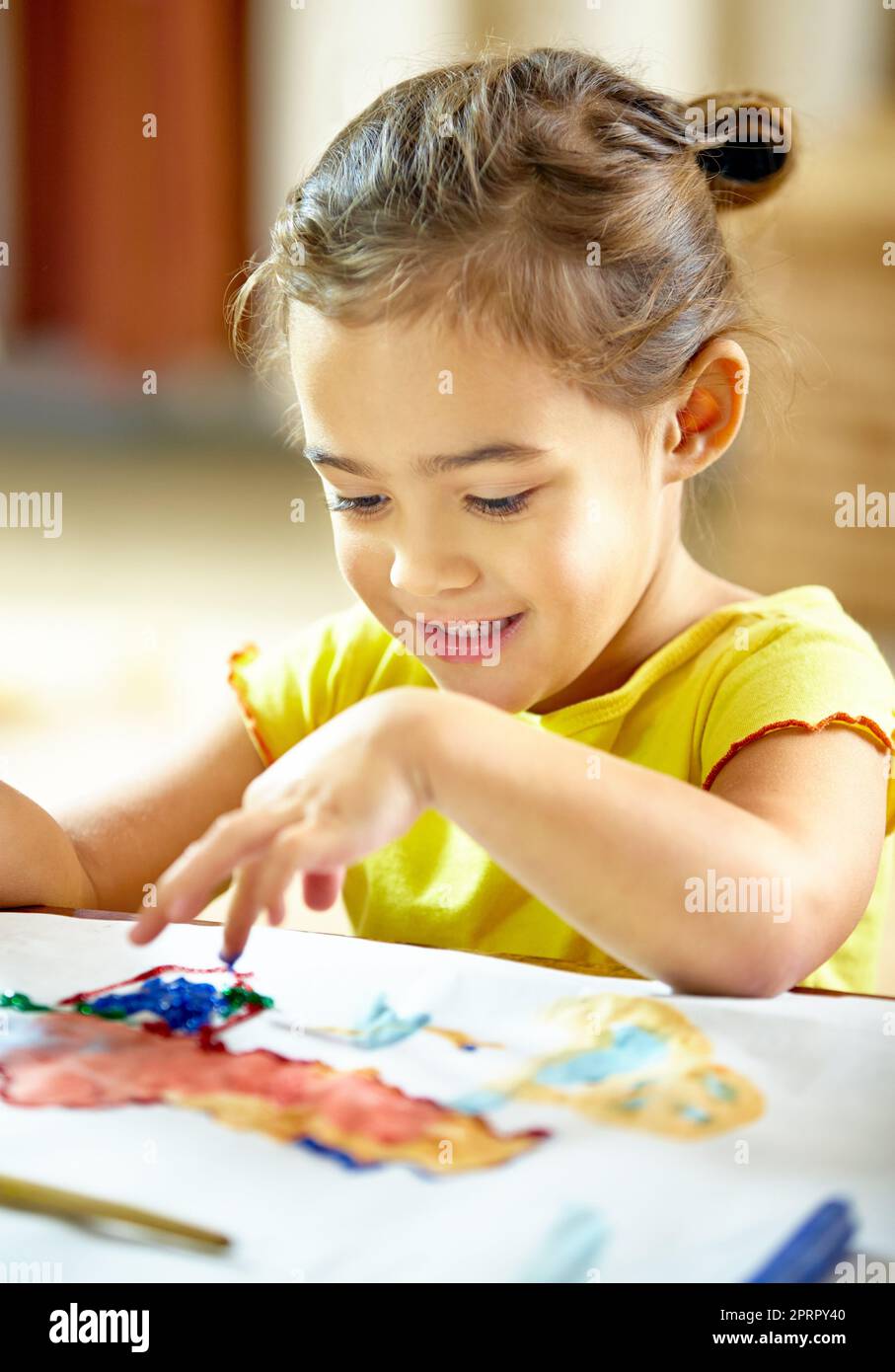 Kids at home making a mess hi-res stock photography and images - Alamy