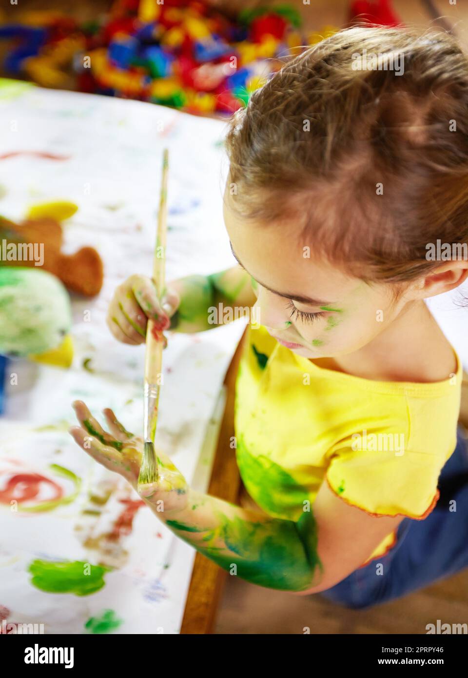 Kids making a mess home hi-res stock photography and images - Alamy