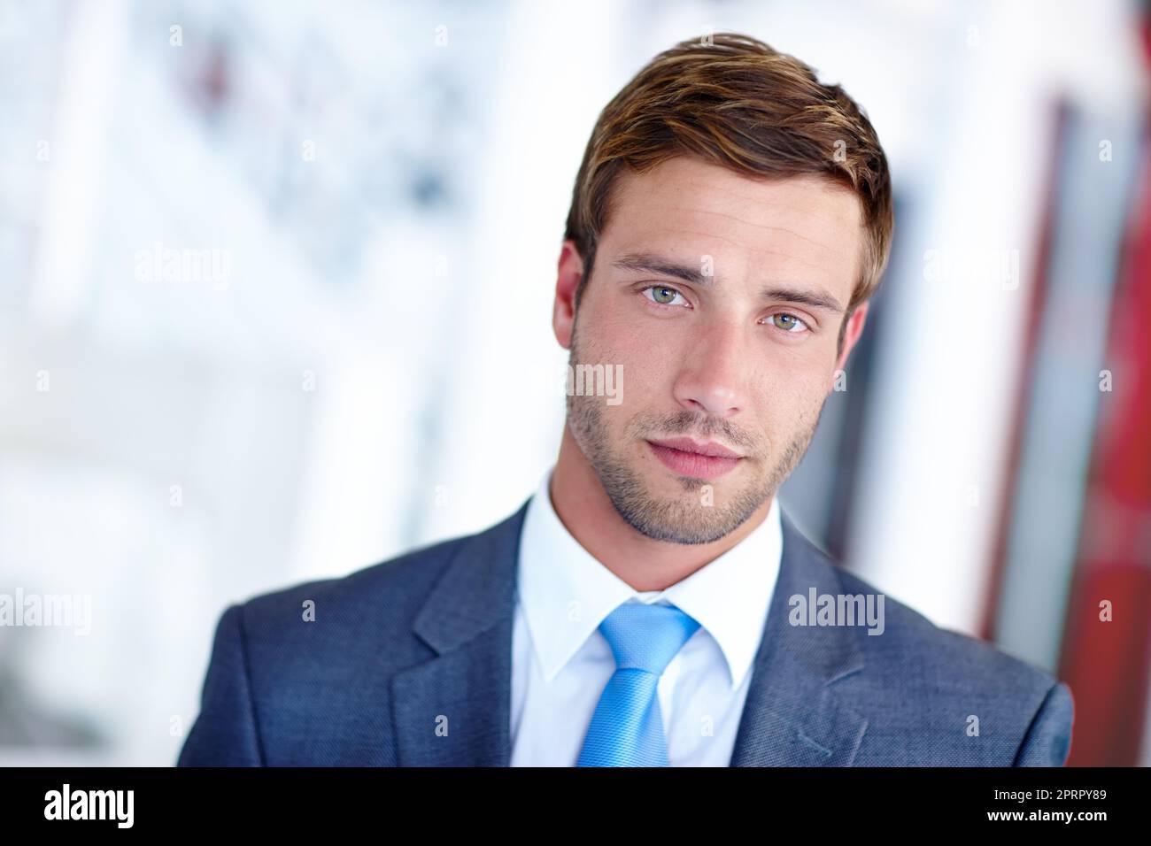 Charming confidence. Portrait of a handsome young businessman wearing a ...