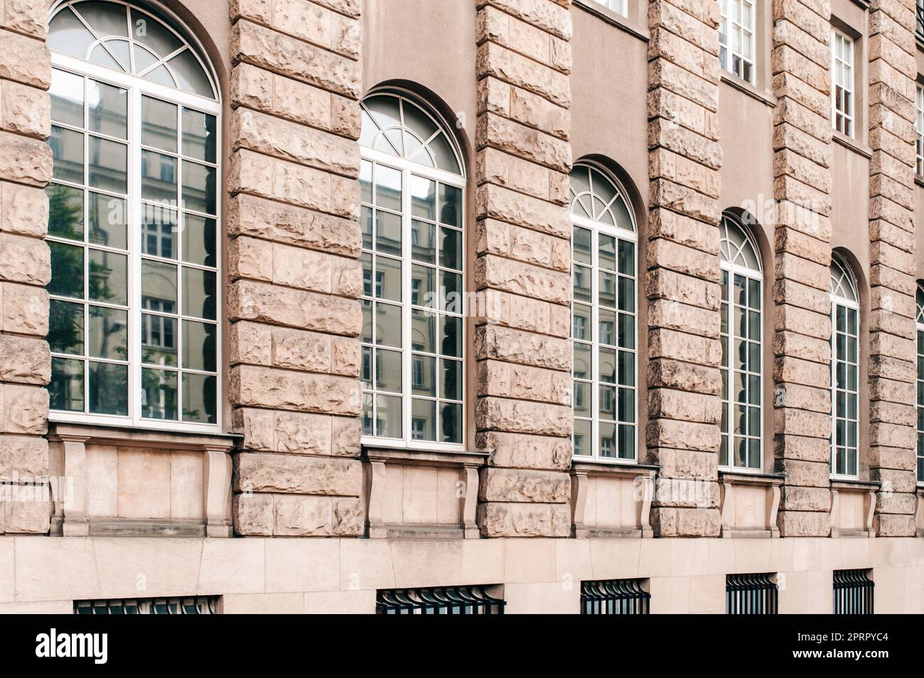 Arched windows big brick building hi-res stock photography and images ...