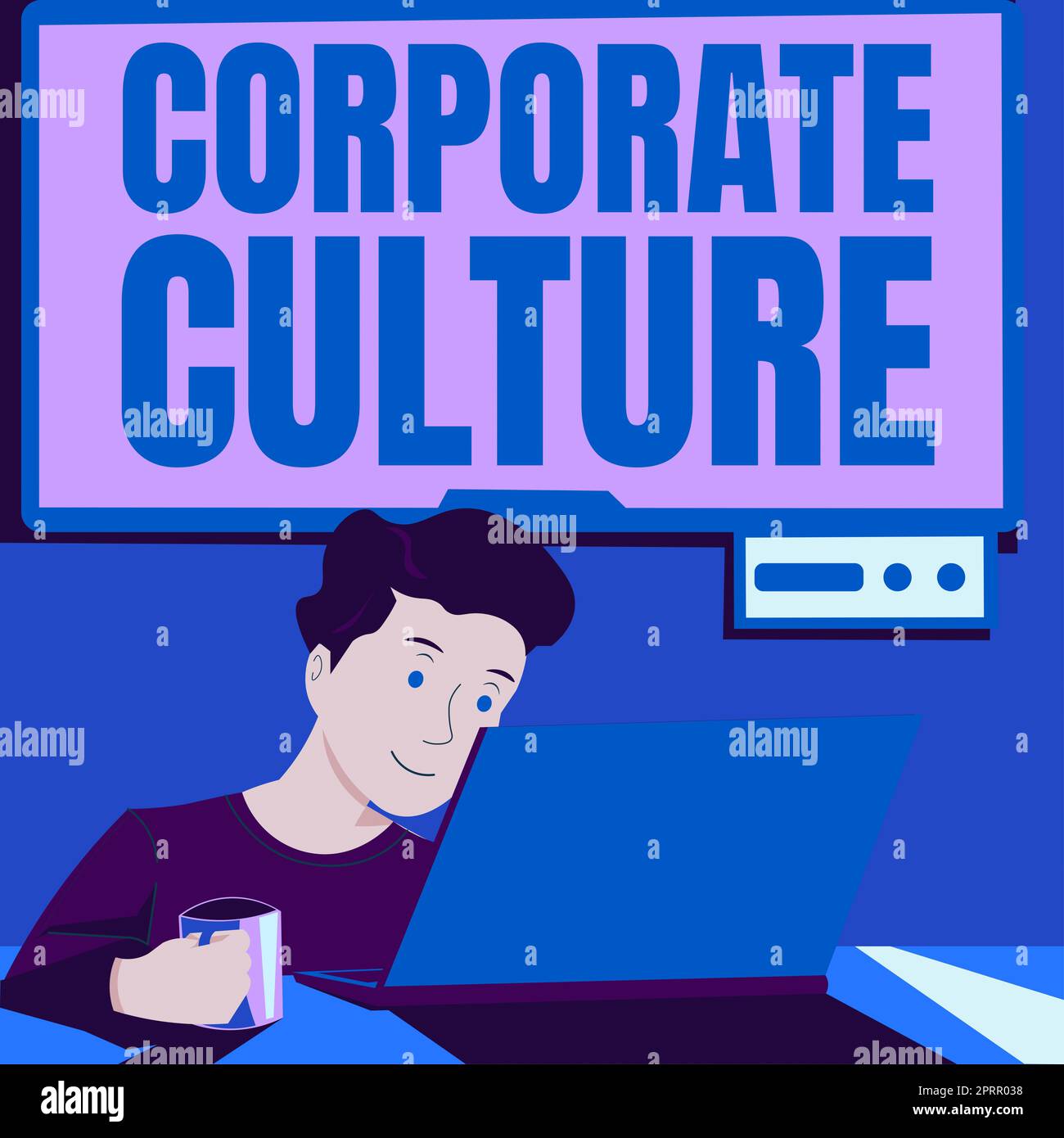 Text showing inspiration Corporate CultureBeliefs and ideas that a ...