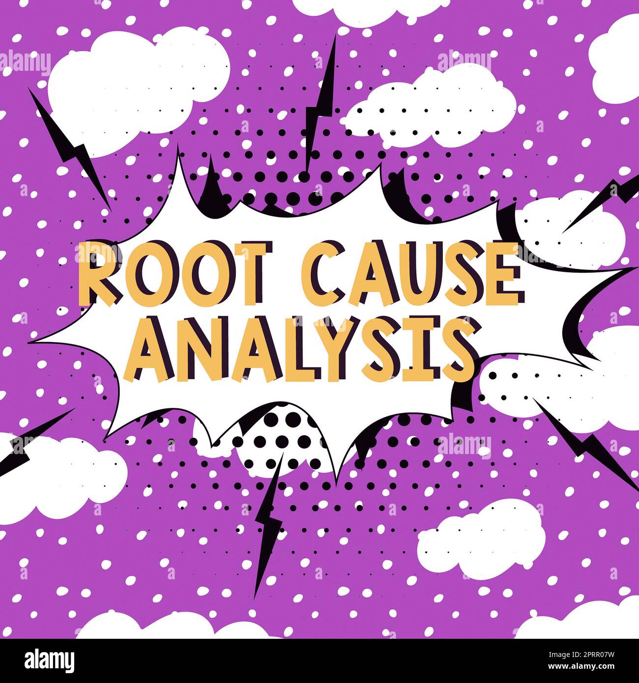 Conceptual display Root Cause Analysis. Business idea Method of Problem Solving Identify Fault ...