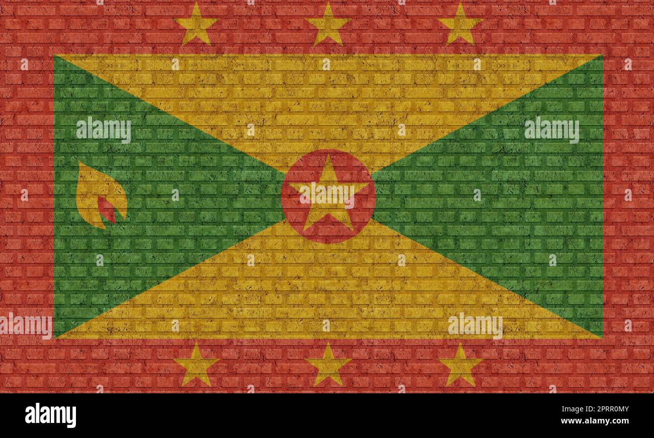 3d flag grenada on hi-res stock photography and images - Alamy