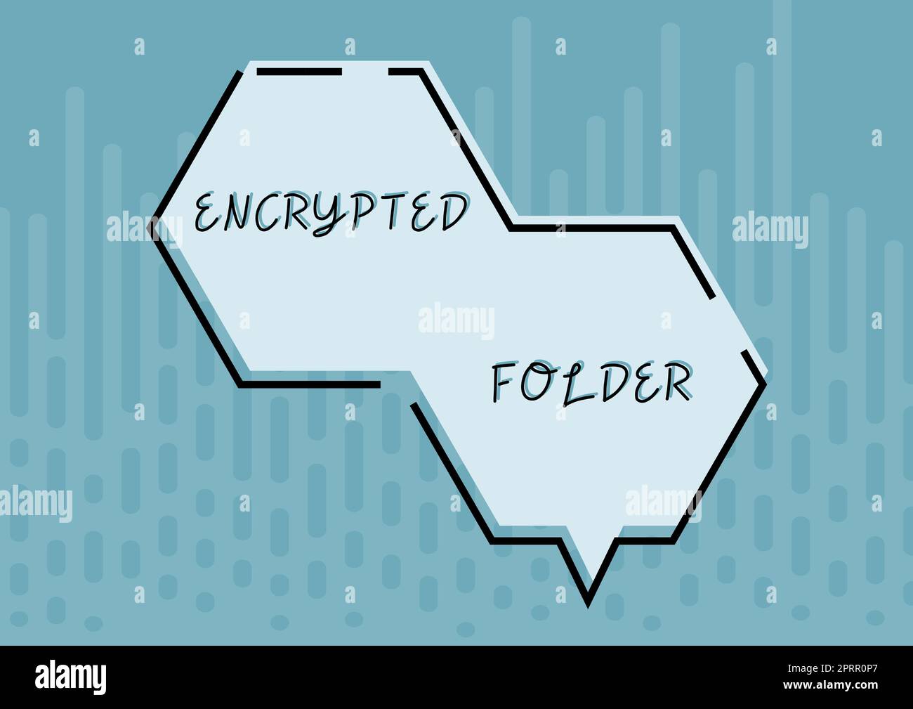 Sign displaying Encrypted Folderprotect confidential data from ...