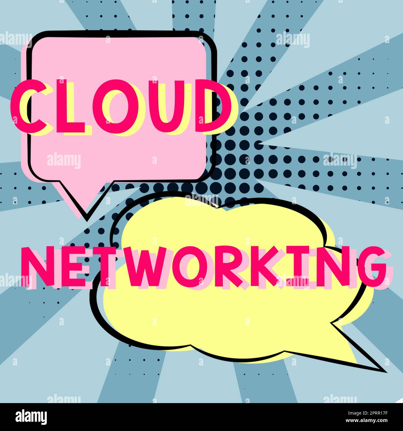 Sign displaying Cloud Networkingis term describing access of networking resources. Business idea ...