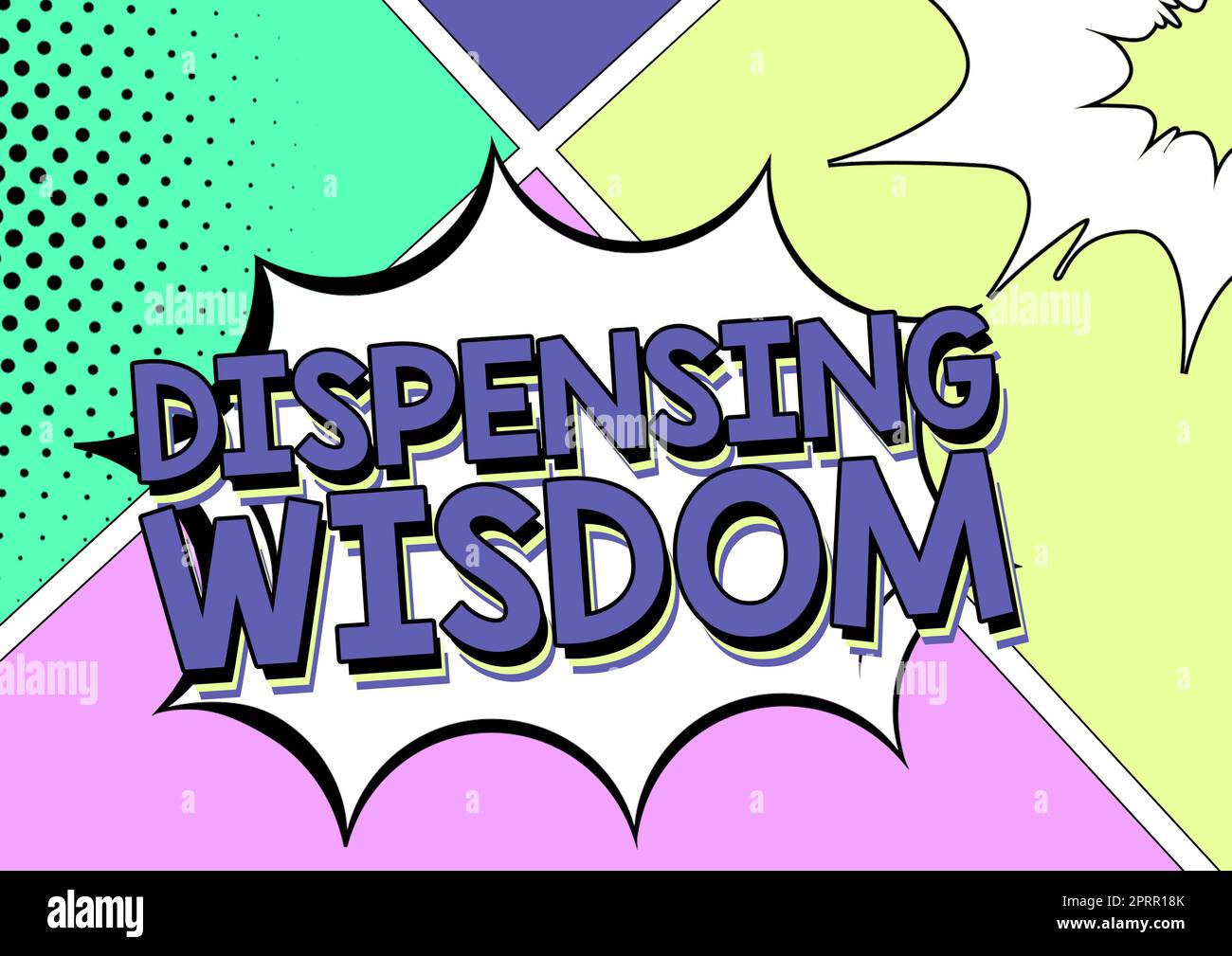 Handwriting text Dispensing WisdomGiving intellectual facts on variety ...