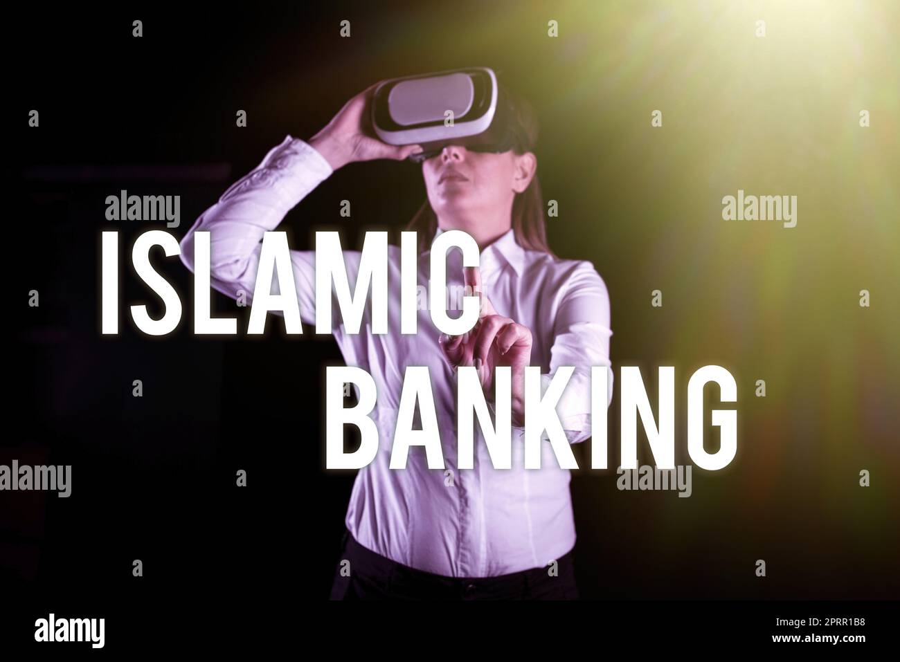 Text showing inspiration Islamic BankingBanking system based on the ...