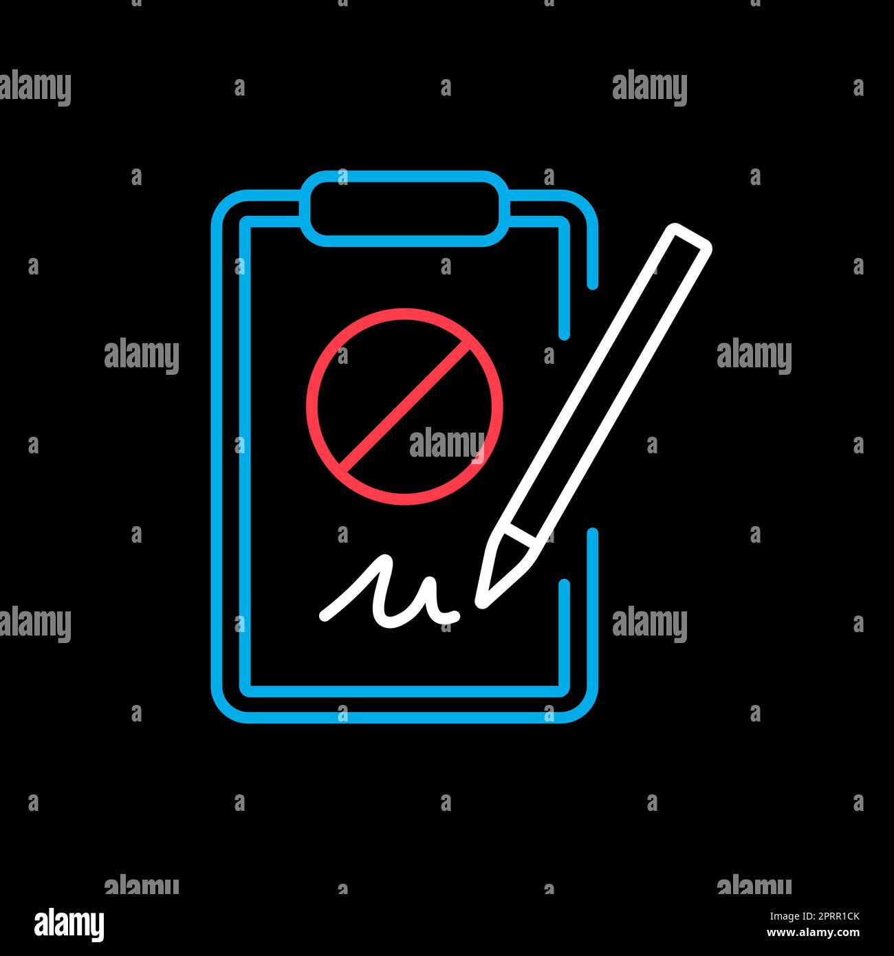 Petition vector isolated on black background icon. Collecting ...