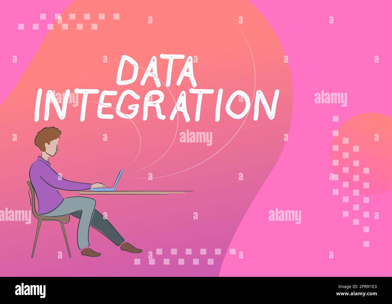 Text Showing Inspiration Data Integrationcombination Of Technical And Business Processes To
