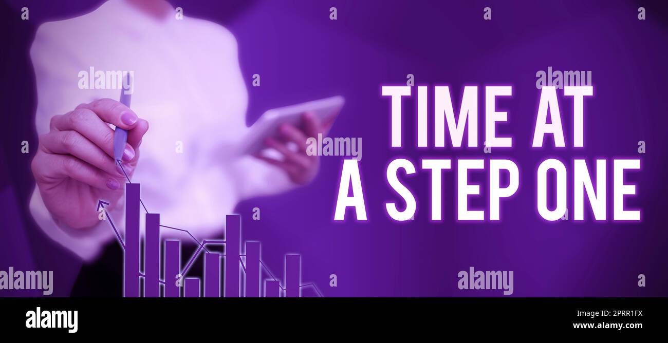 Handwriting text Time At A Step OneSlowly but Surely Milestone Careful ...