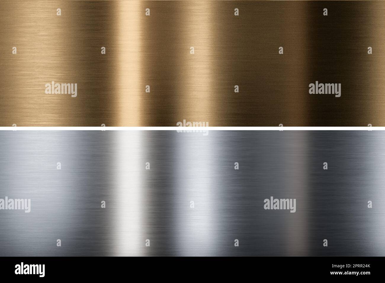 Aluminum, bronze and brass stitched textures. 3d rendering Stock Photo ...