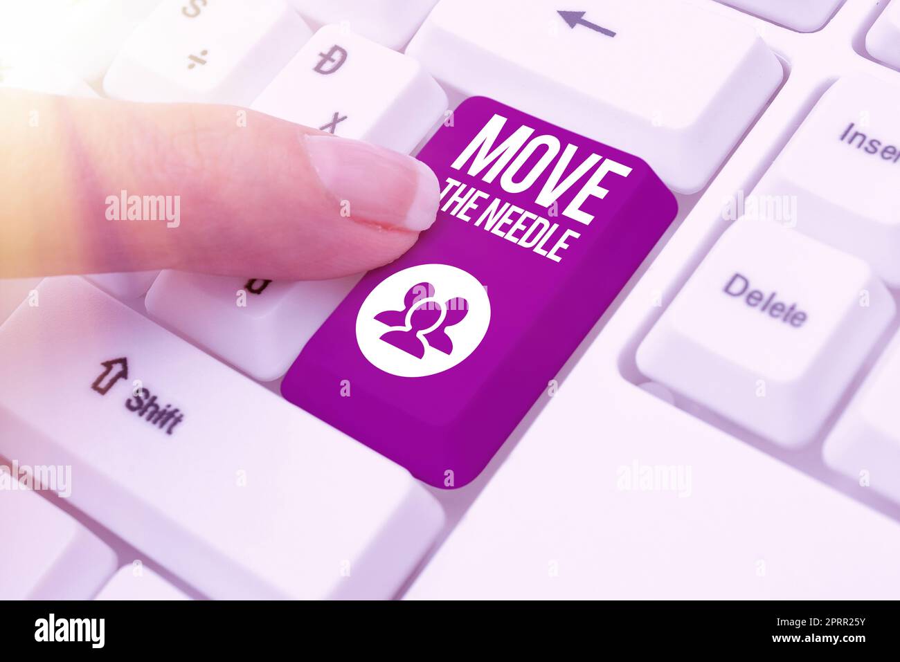 Text showing inspiration Move The NeedleMake a noticeable difference in ...