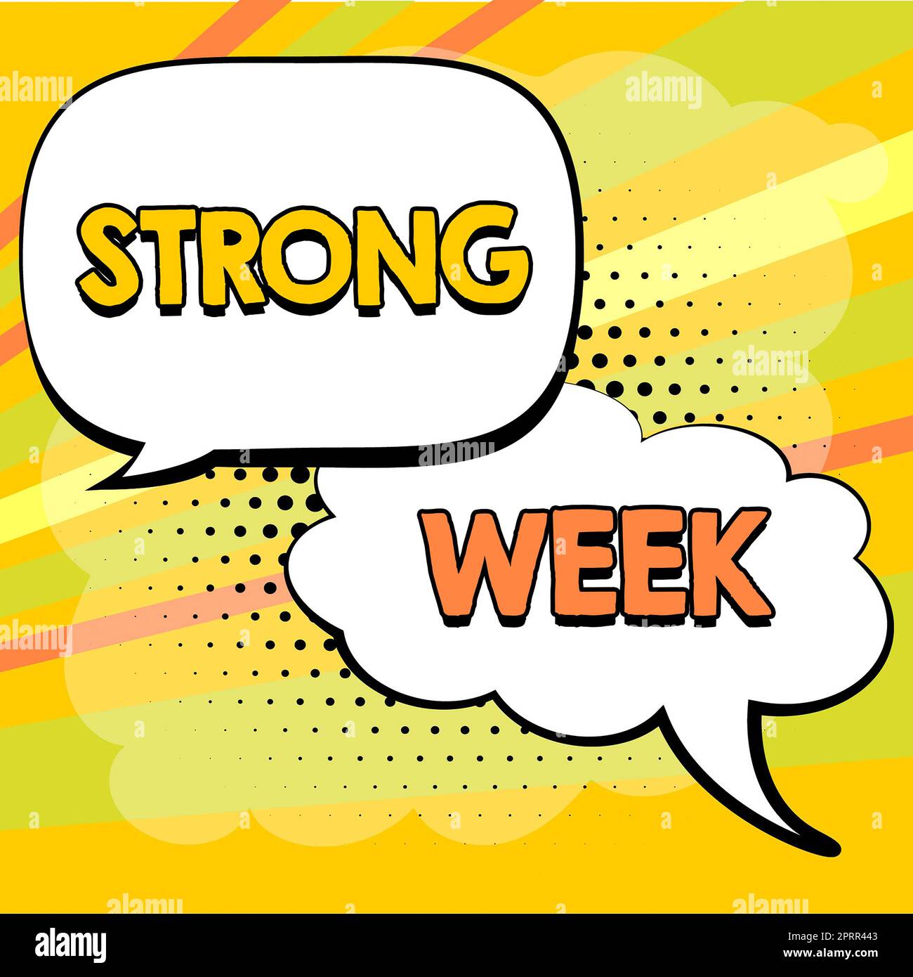 Text showing inspiration Strong Week, Word Written on generate high ...