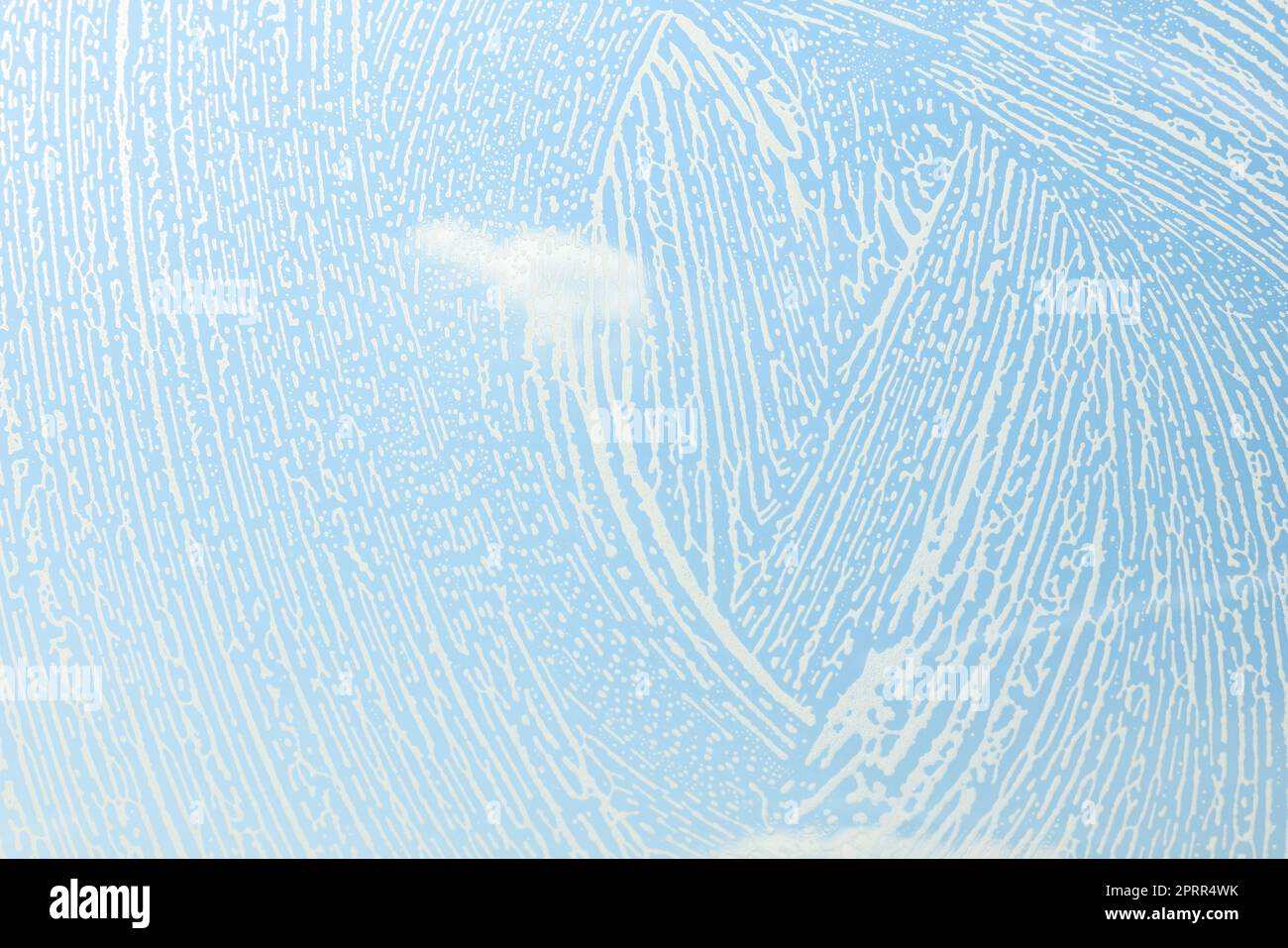 Glass covered with suds as background, view from inside Stock Photo - Alamy