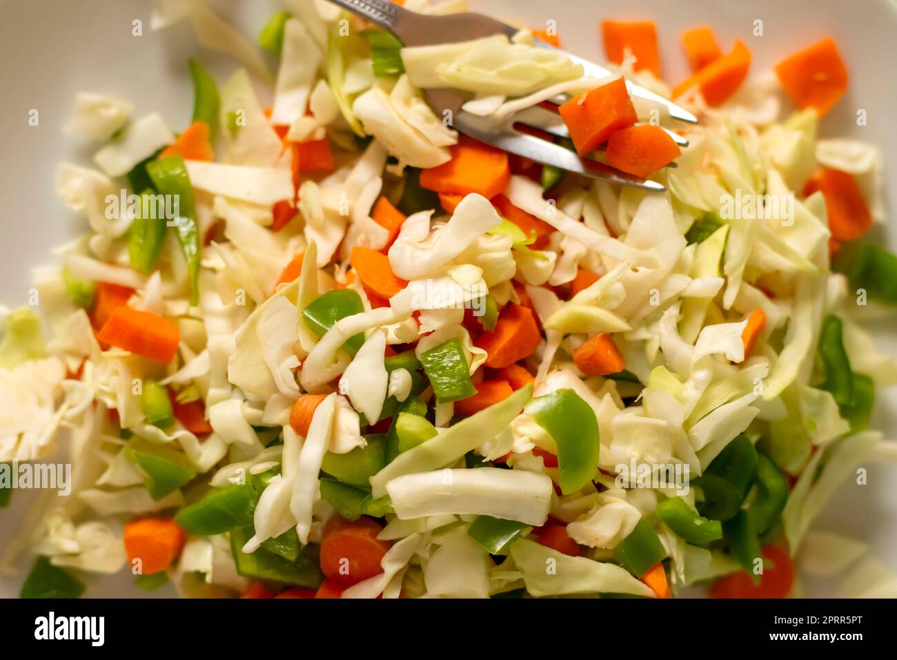Fresh green mixed salad. Healthy and vegetarian food style Stock Photo ...