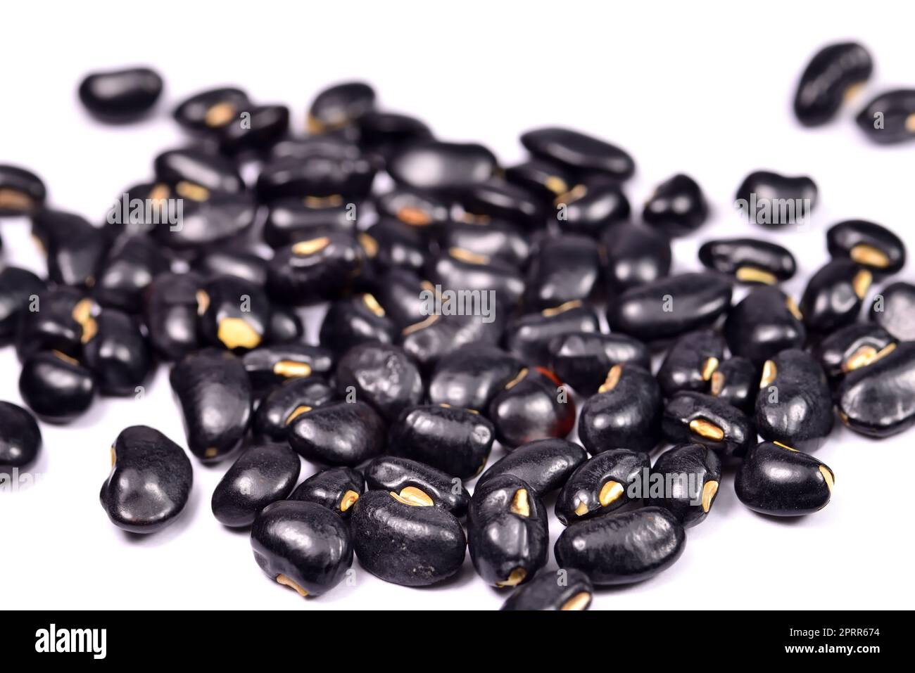 Chinese black soybeans in a closeup Stock Photo - Alamy