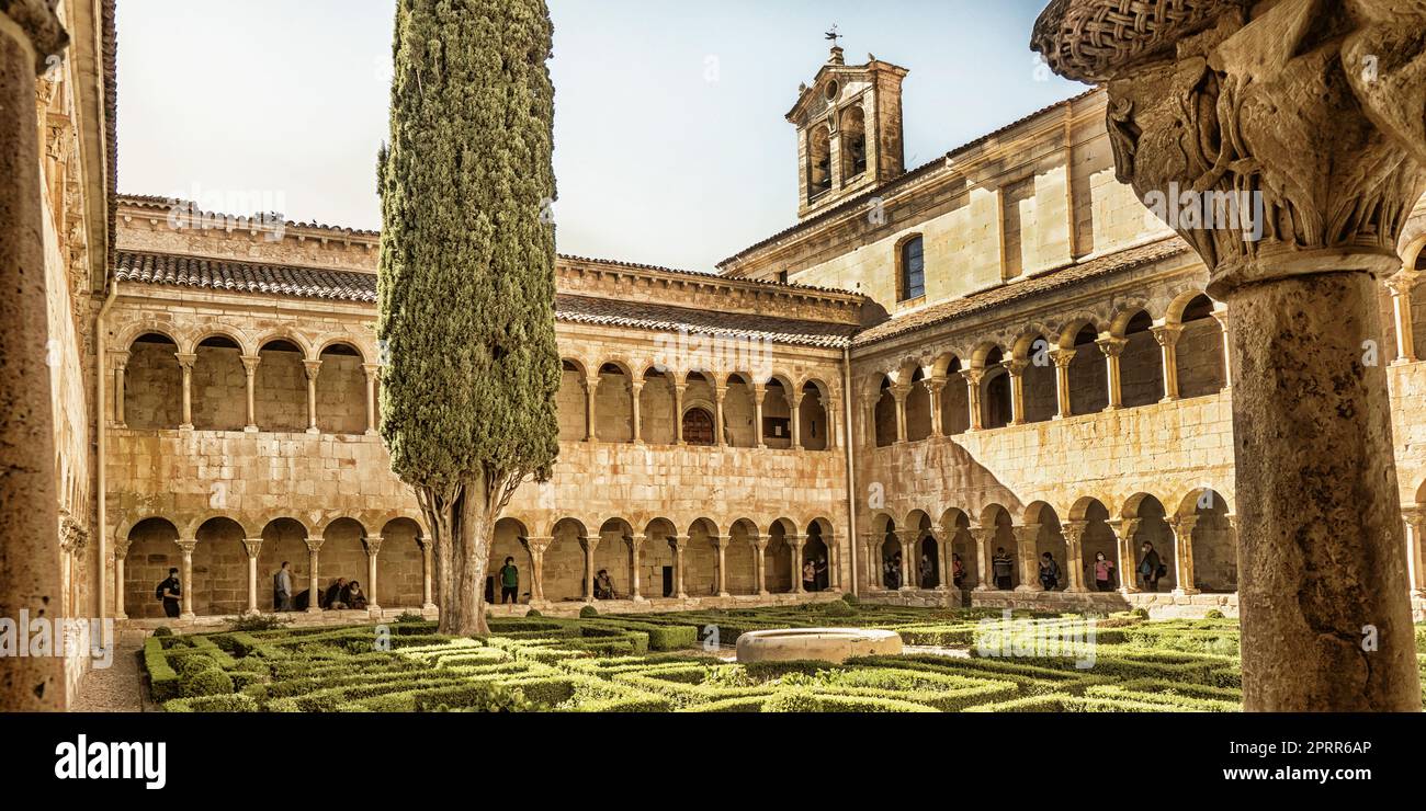 Cloister of Silos, Abbey of Santo Domingo de Silos, 7-18th Benedictine ...
