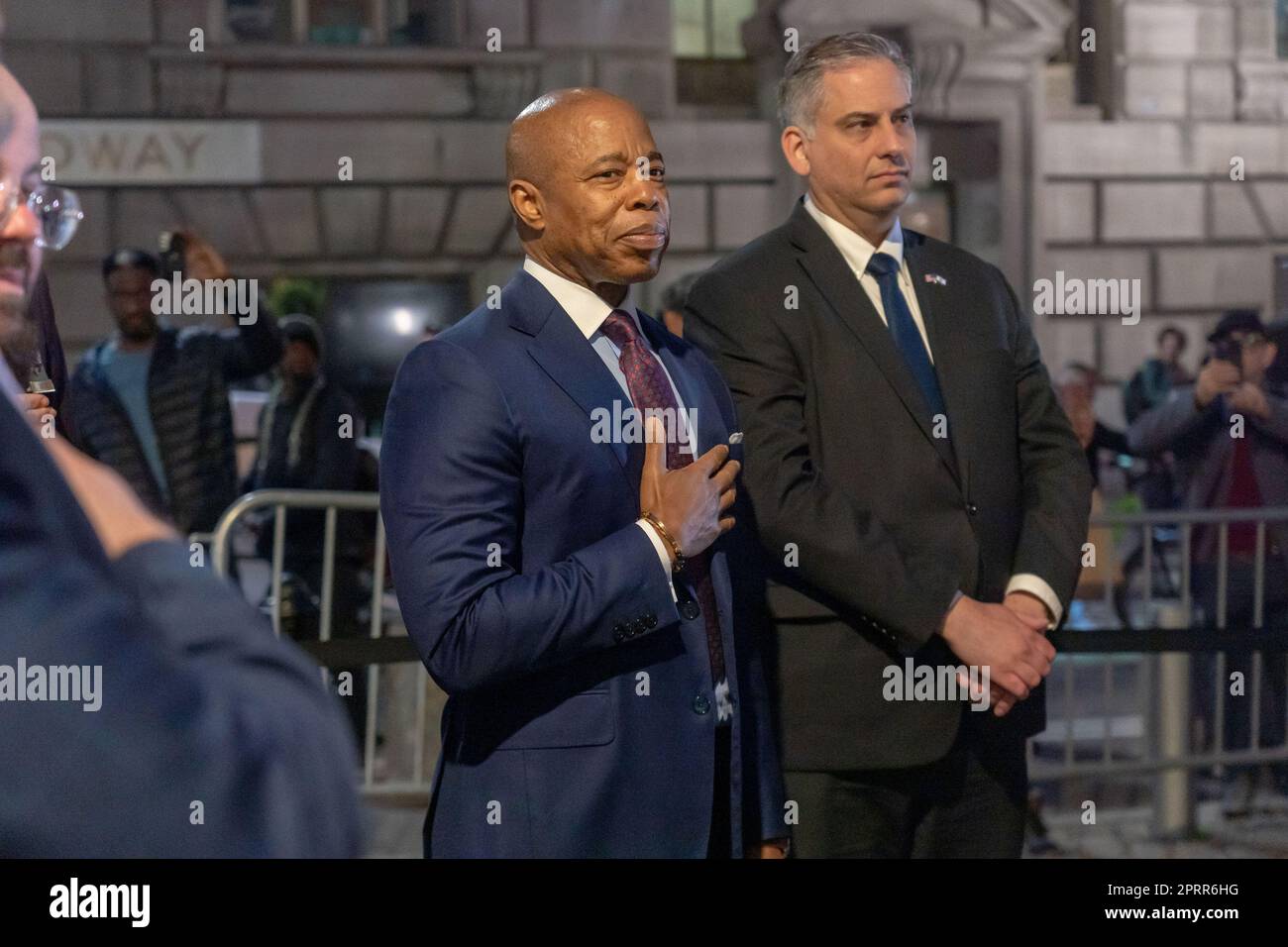 New York, New York, USA. 26th Apr, 2023. (NEW) Mayor Adams Delivers ...