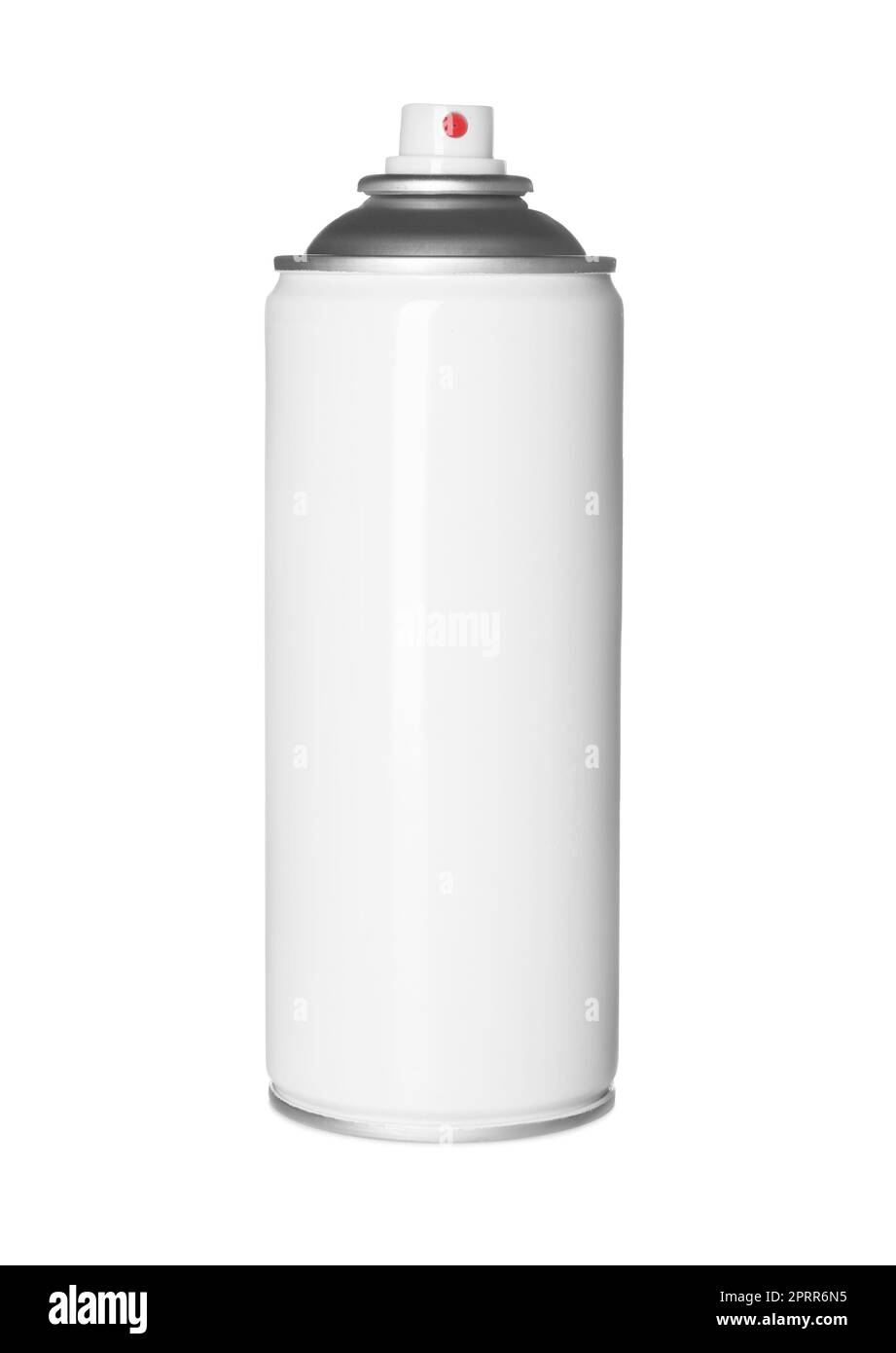 Can of spray paint isolated on white Stock Photo - Alamy