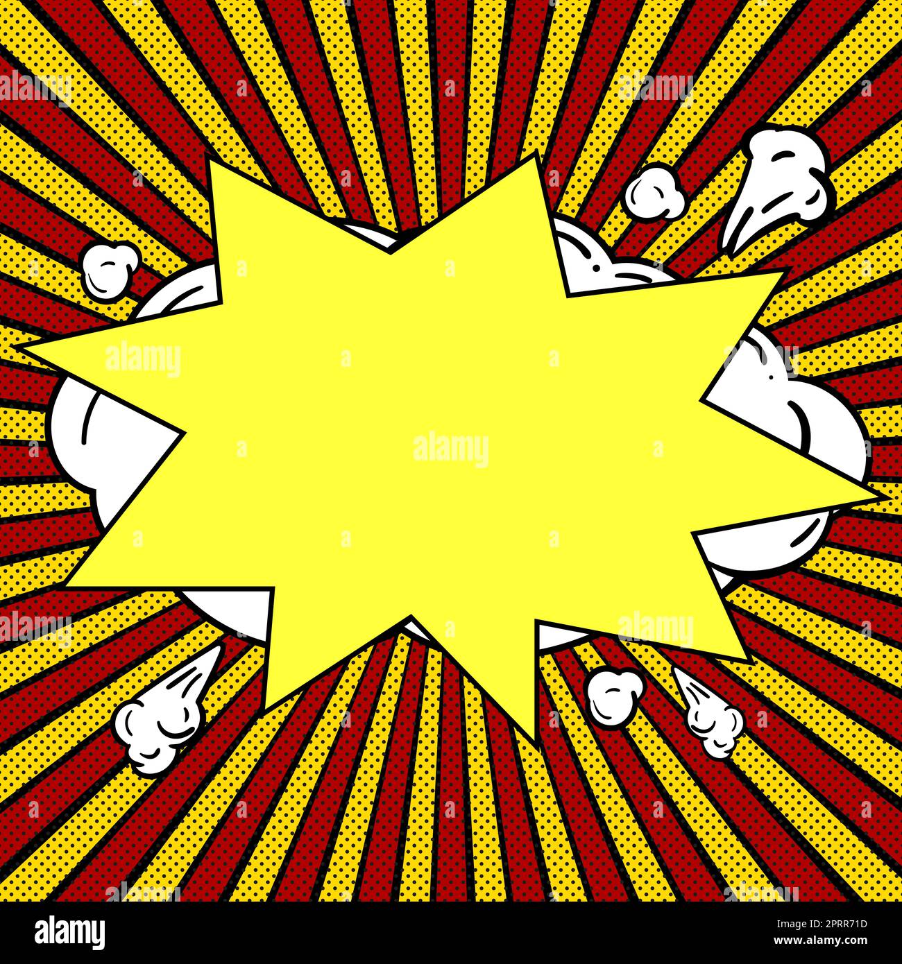 Design Drawing Of Some Comic Frames As Background With Speech Bubbles ...