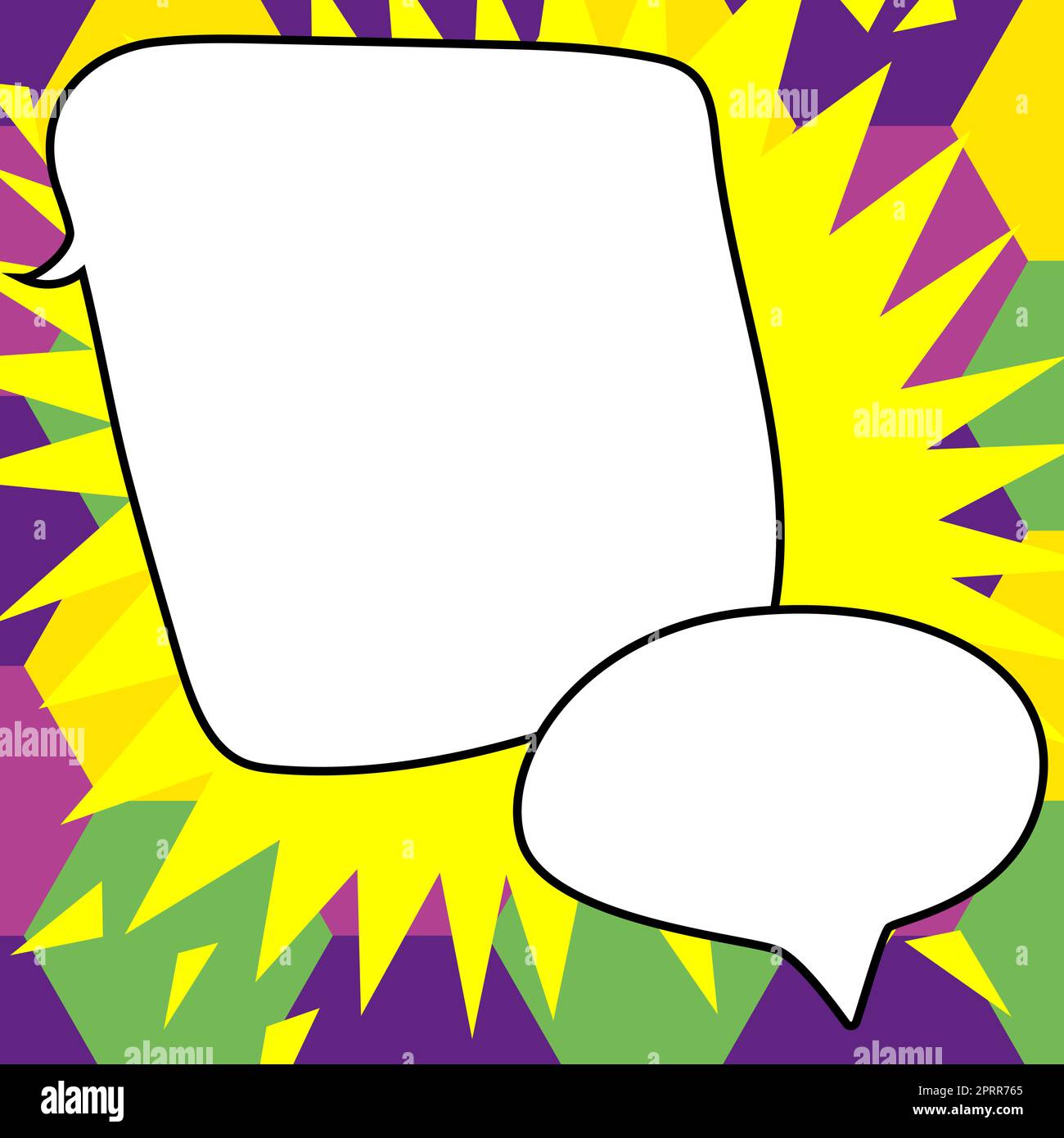 Design Drawing Of Some Comic Frames As Background With Speech Bubbles ...