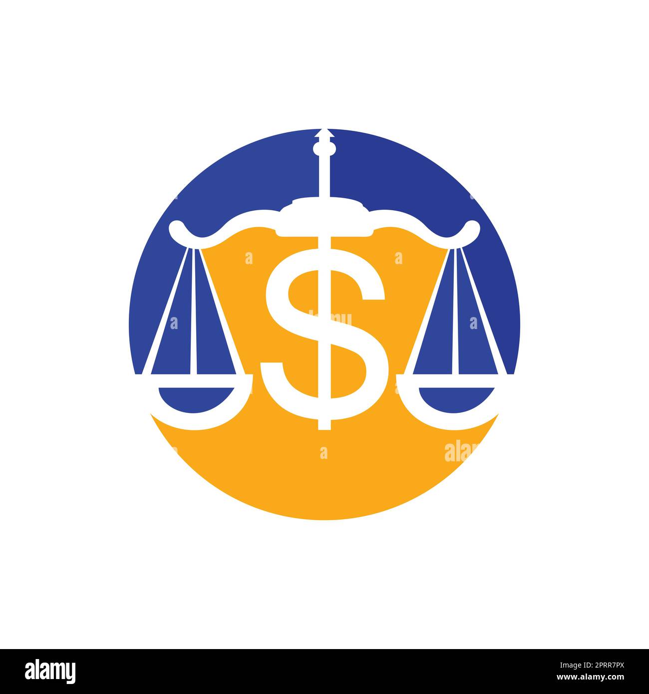 Money scale vector logo design. Dollar balance finance logo concept ...