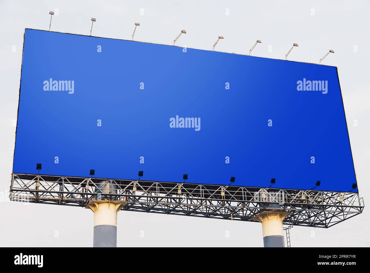 Advertising Outdoor Blank Billboard in the City Stock Photo - Alamy