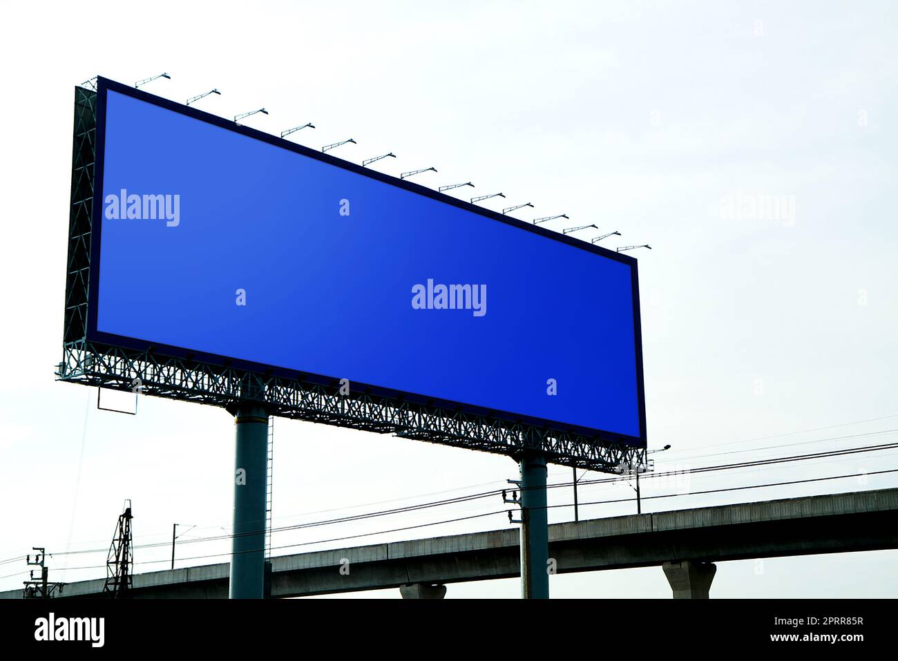 Advertising Outdoor Blank Billboard in the City Stock Photo - Alamy