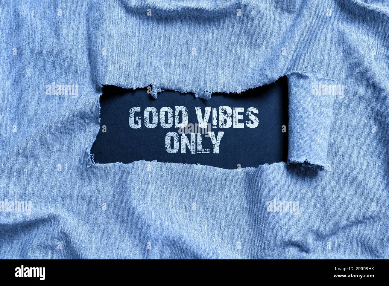 Conceptual display Good Vibes Only, Business overview a positive way of ...
