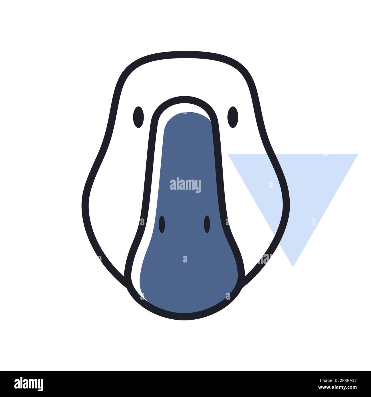 Goose icon. Farm animal vector illustration Stock Vector Image & Art ...