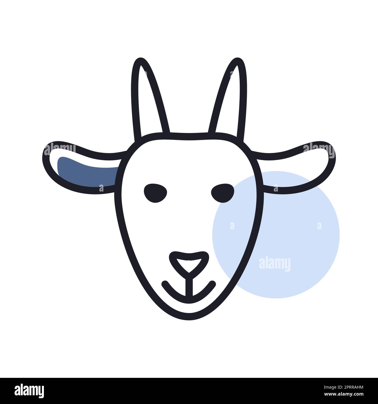 Goat icon. Farm animal vector illustration Stock Vector Image & Art - Alamy