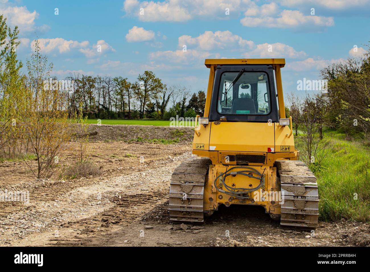 bulldozer at work Stock Photo - Alamy