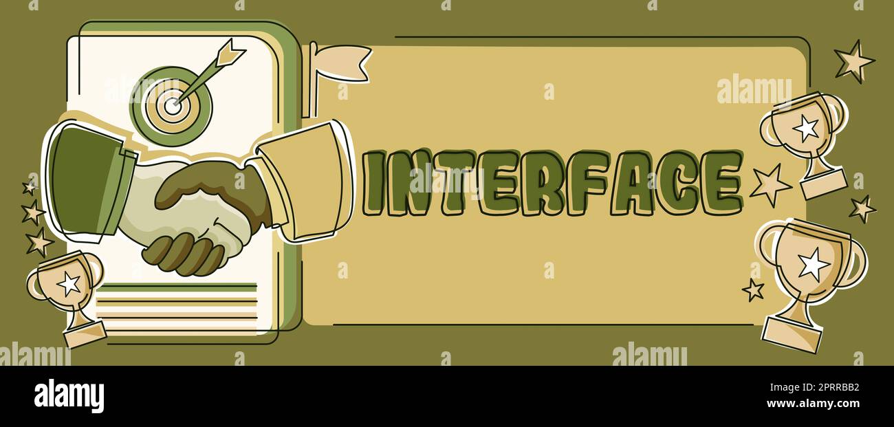 Text showing inspiration Interface, Business idea point of meeting and ...