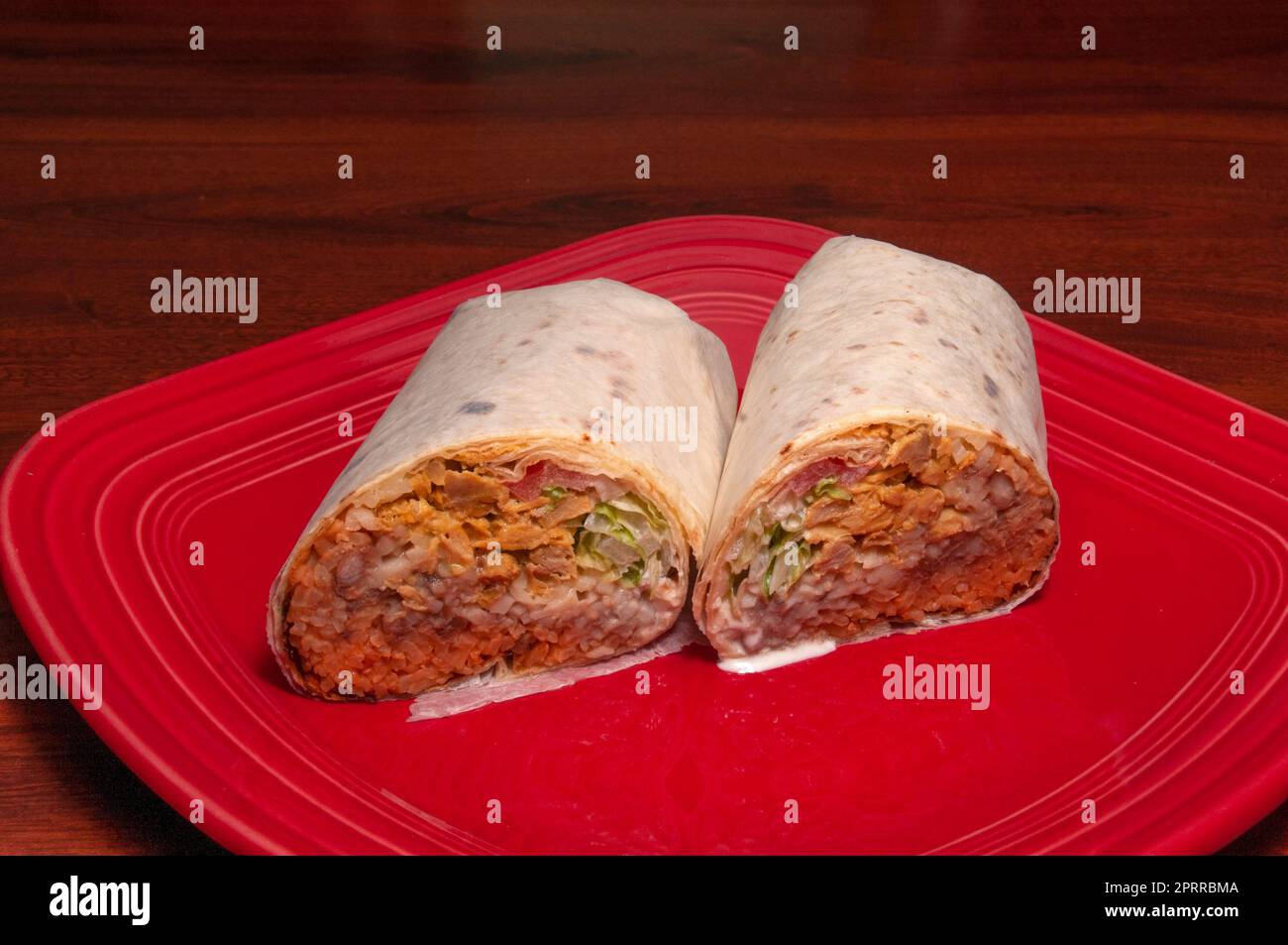 Authentic tex mex cuisine food known as the buritto Stock Photo - Alamy