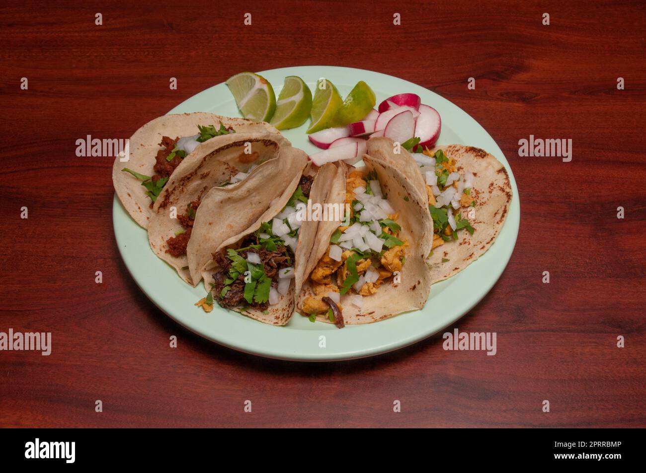 Authentic tex mex mexican cuisine known as a Taco Stock Photo - Alamy