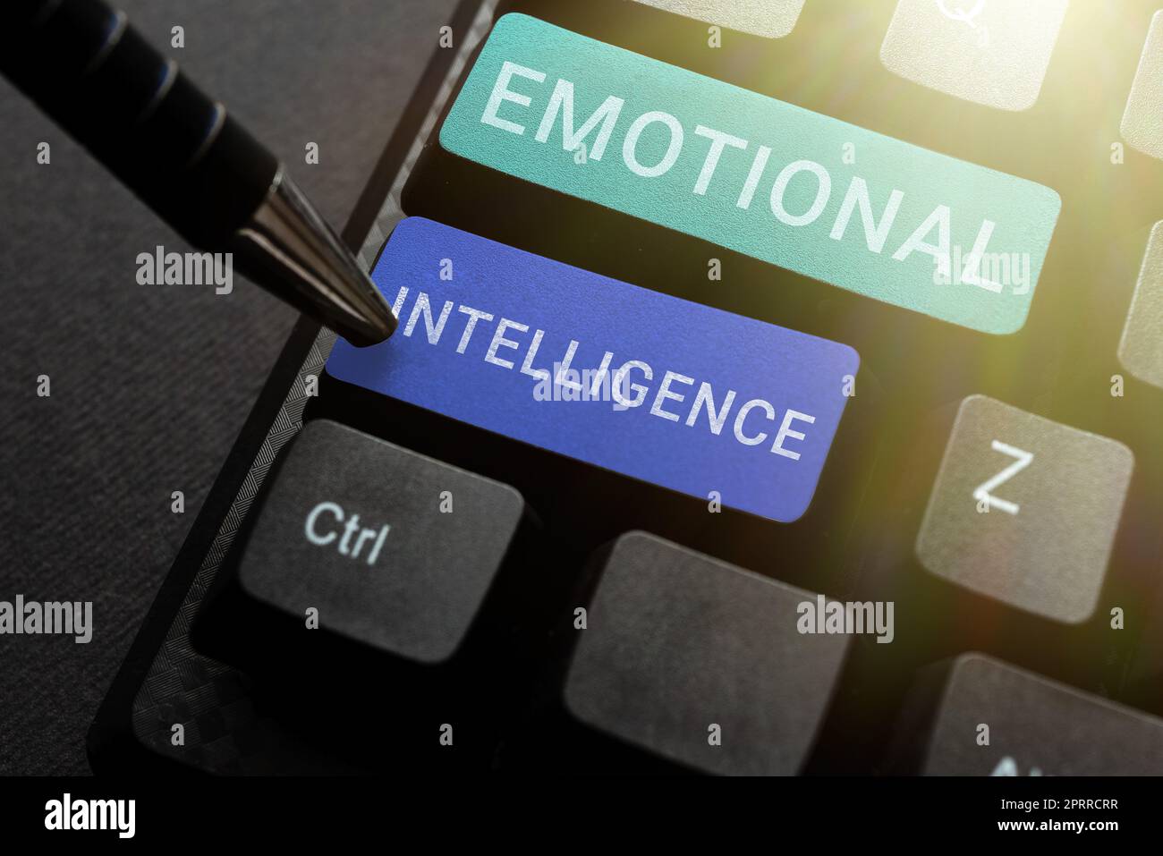 Sign displaying Emotional Intelligence, Business concept capacity to be ...
