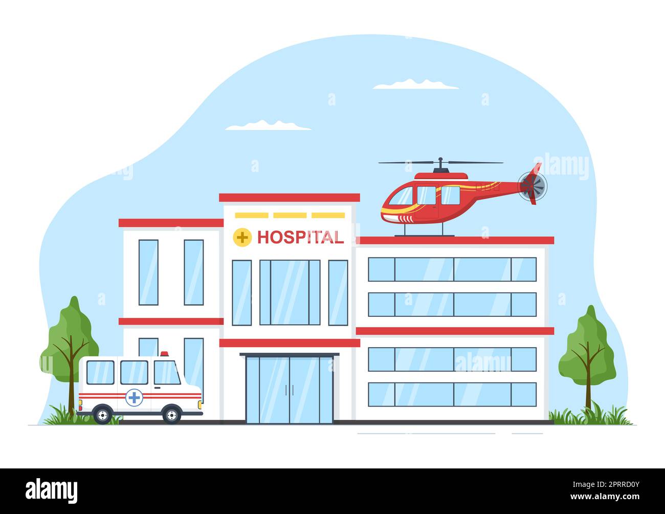 Medical Vehicle Ambulance Car or Emergency Service for Pick Up Patient ...