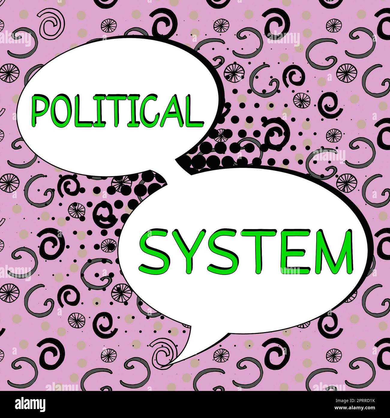 Writing displaying text Political System, Word Written on method ...