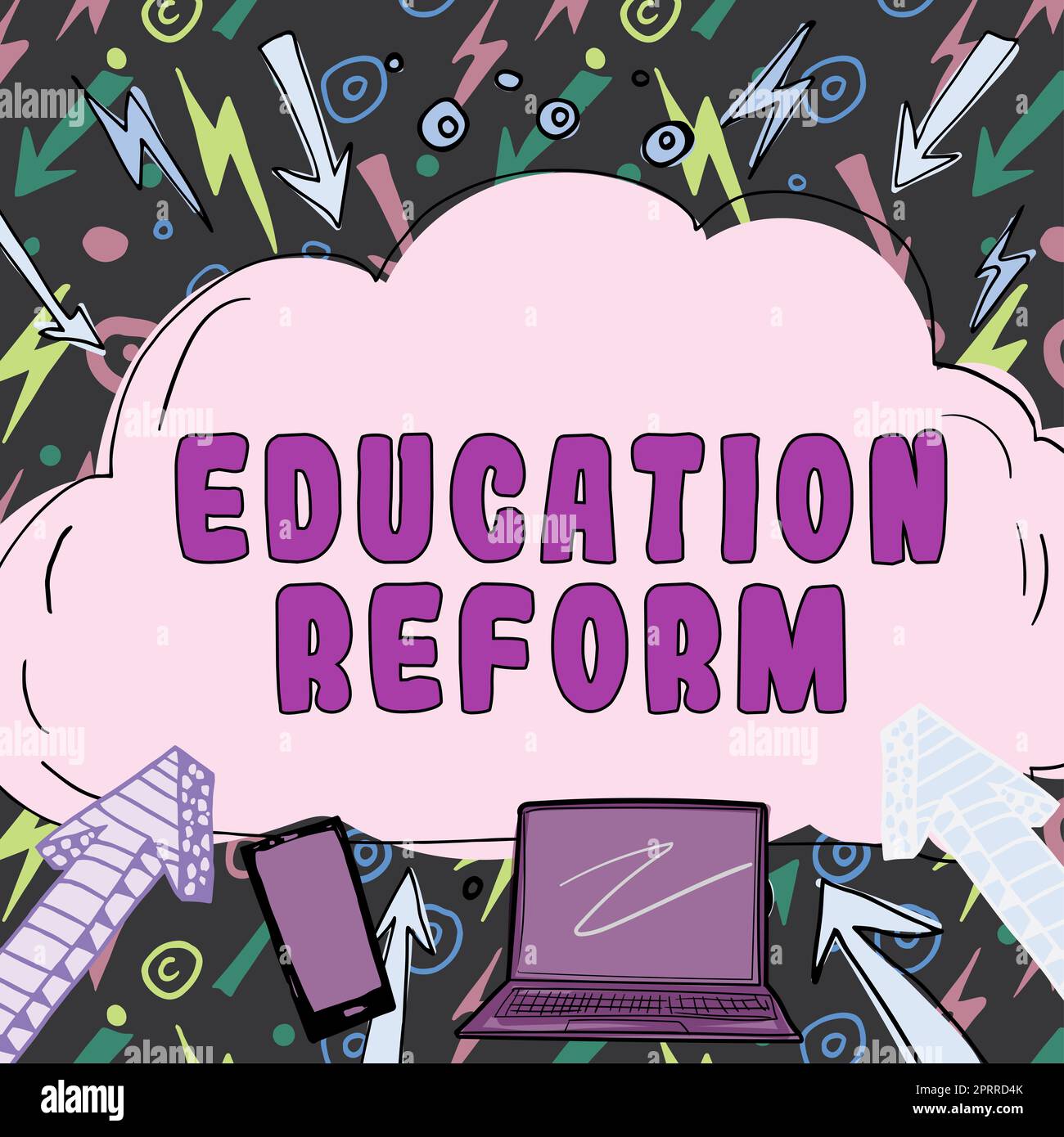 Text caption presenting Education Reform, Word Written on protect the ...