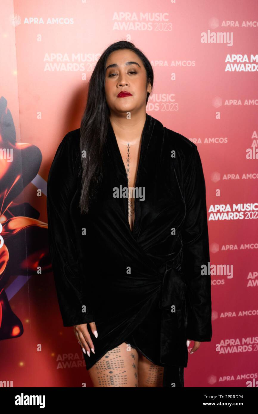 Sose Fuamoli arrives at the 2023 APRA Music Awards at the International ...