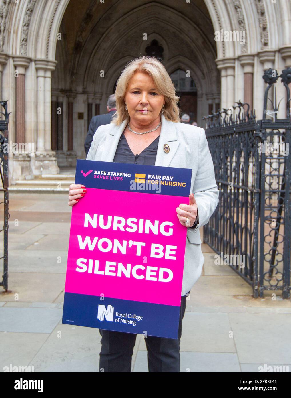 London, England, UK. 27th Apr, 2023. General Secretary of Royal College ...