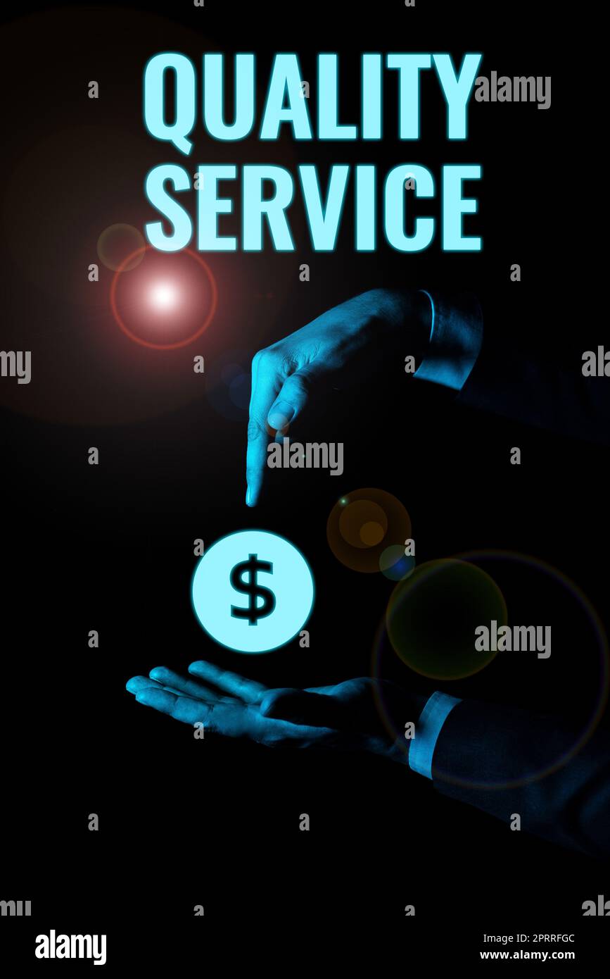 Sign displaying Quality Of Lifebeing in good health decent job Enjoying ...