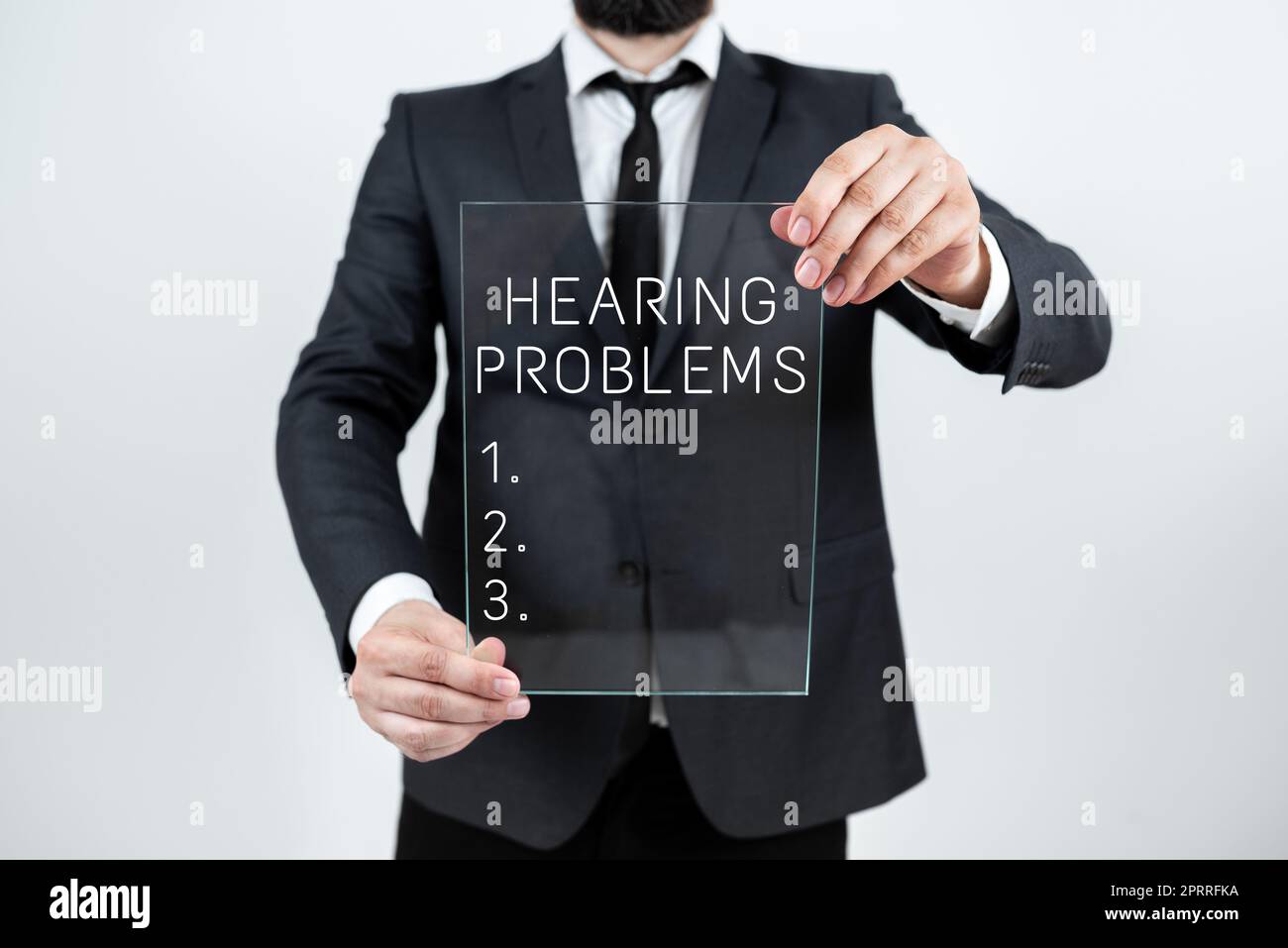 Conceptual caption Hearing Problemsis partial or total inability to ...