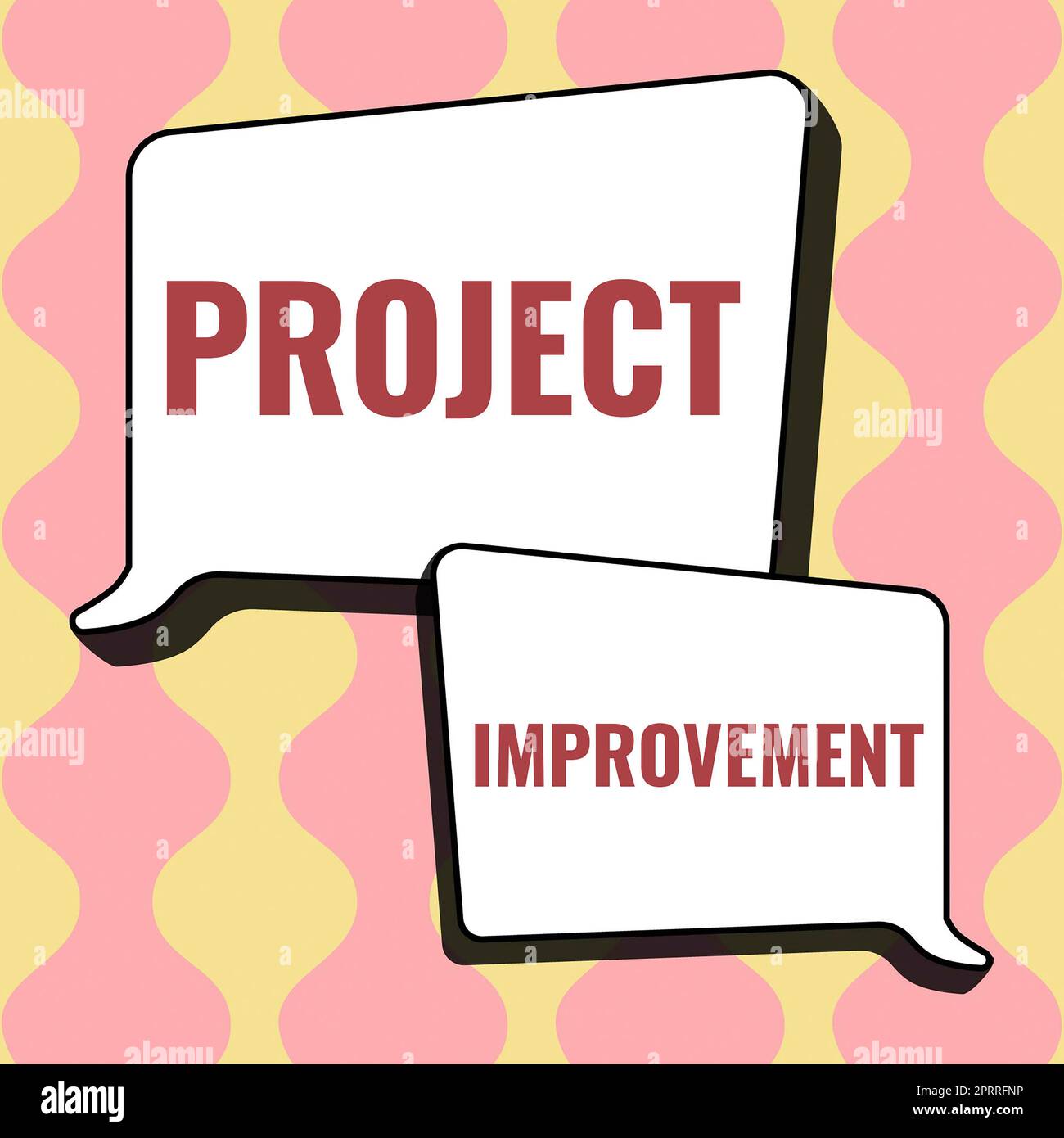 Hand writing sign Project Improvement. Word Written on Methods ...